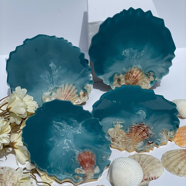 Agate Coasters - Etsy