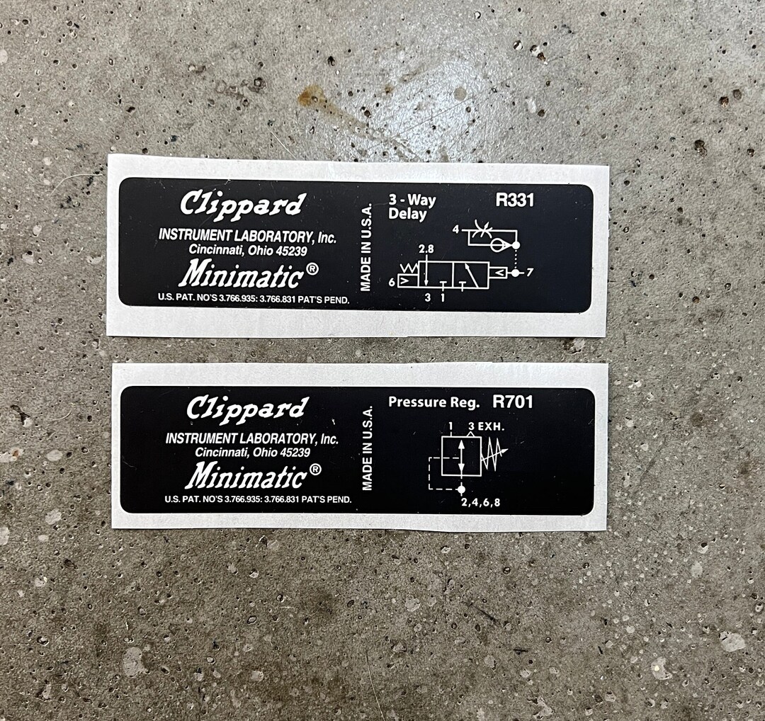 Ghostbusters Clippard Valve Sticker Set - Etsy