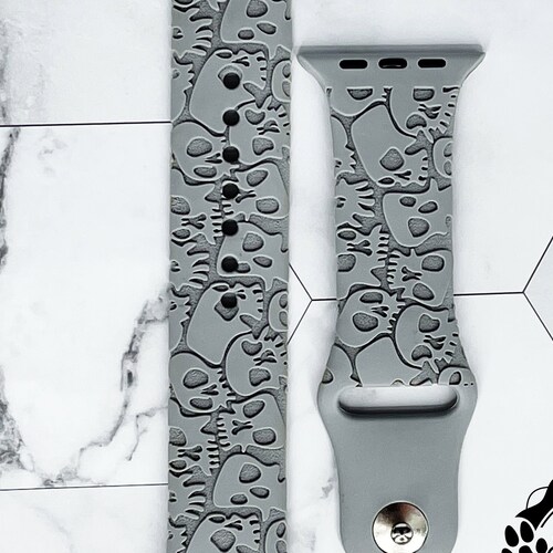 Skull Apple Watch Band Skulls Custom Apple Watch Strap - Etsy