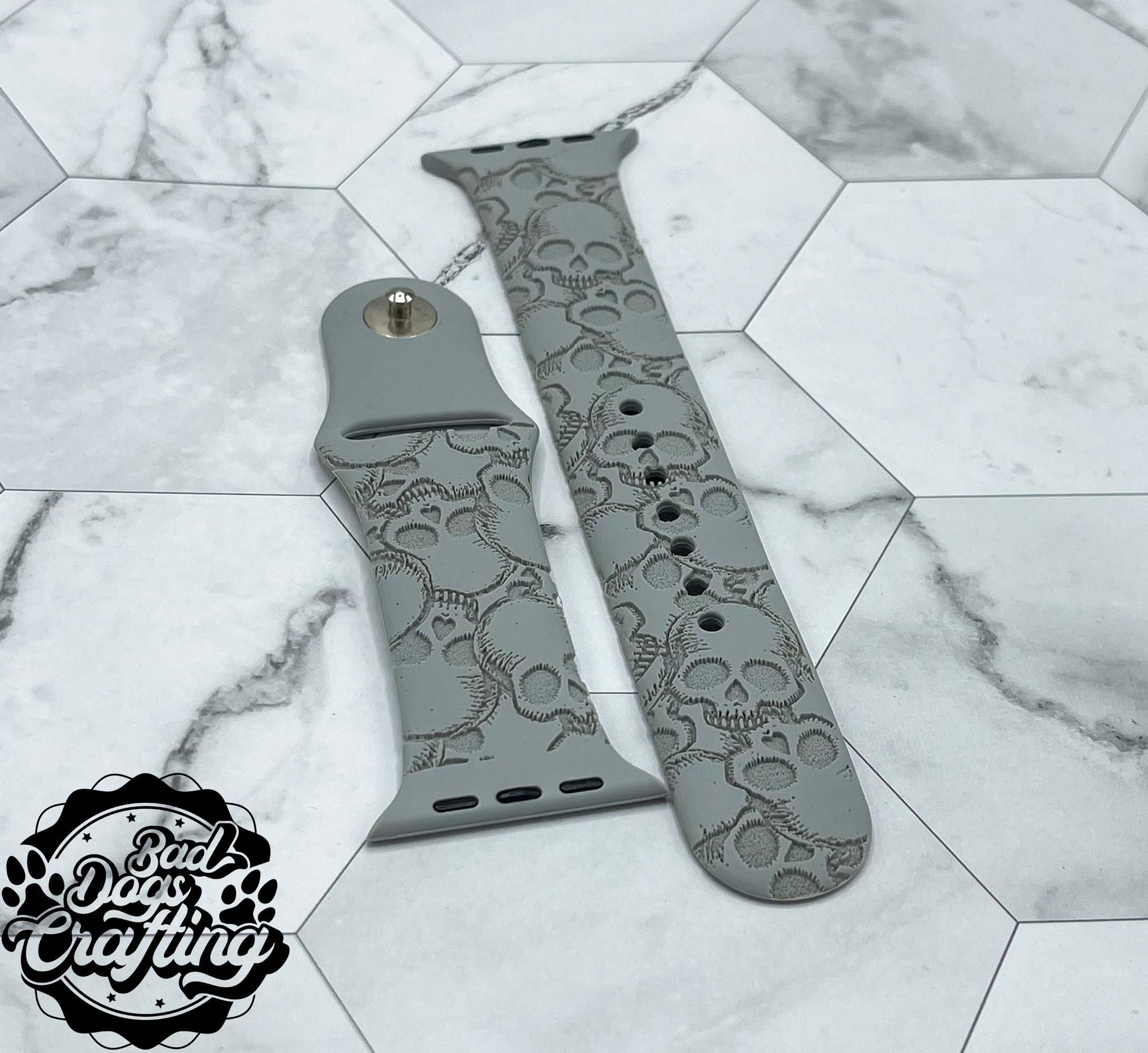 Skull Apple Watch Band Skulls Custom Apple Watch Strap | Etsy