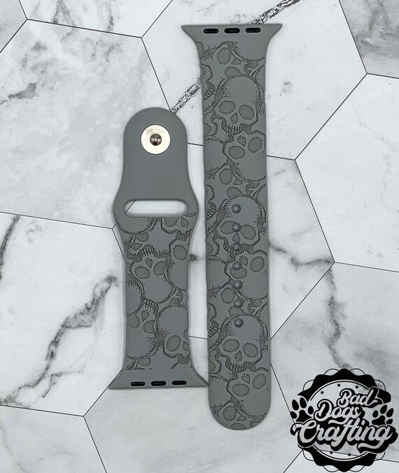 Skull Apple Watch Band Skulls Custom Apple Watch Strap | Etsy