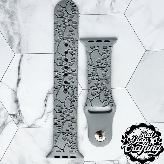 Skull Apple Watch Band Skulls Custom Apple Watch Strap | Etsy