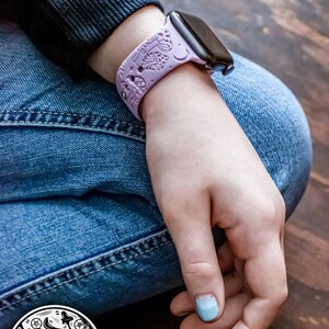 Laser Engraved Boho Mushroom Watch Band for Apple Watch Series 1-9 ...