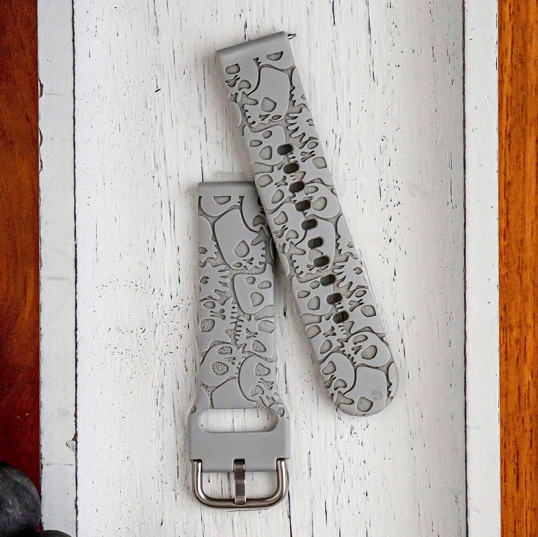 Skull Samsung Watch Band Skull Watch Strap Mens Engraved Samsung Watch ...