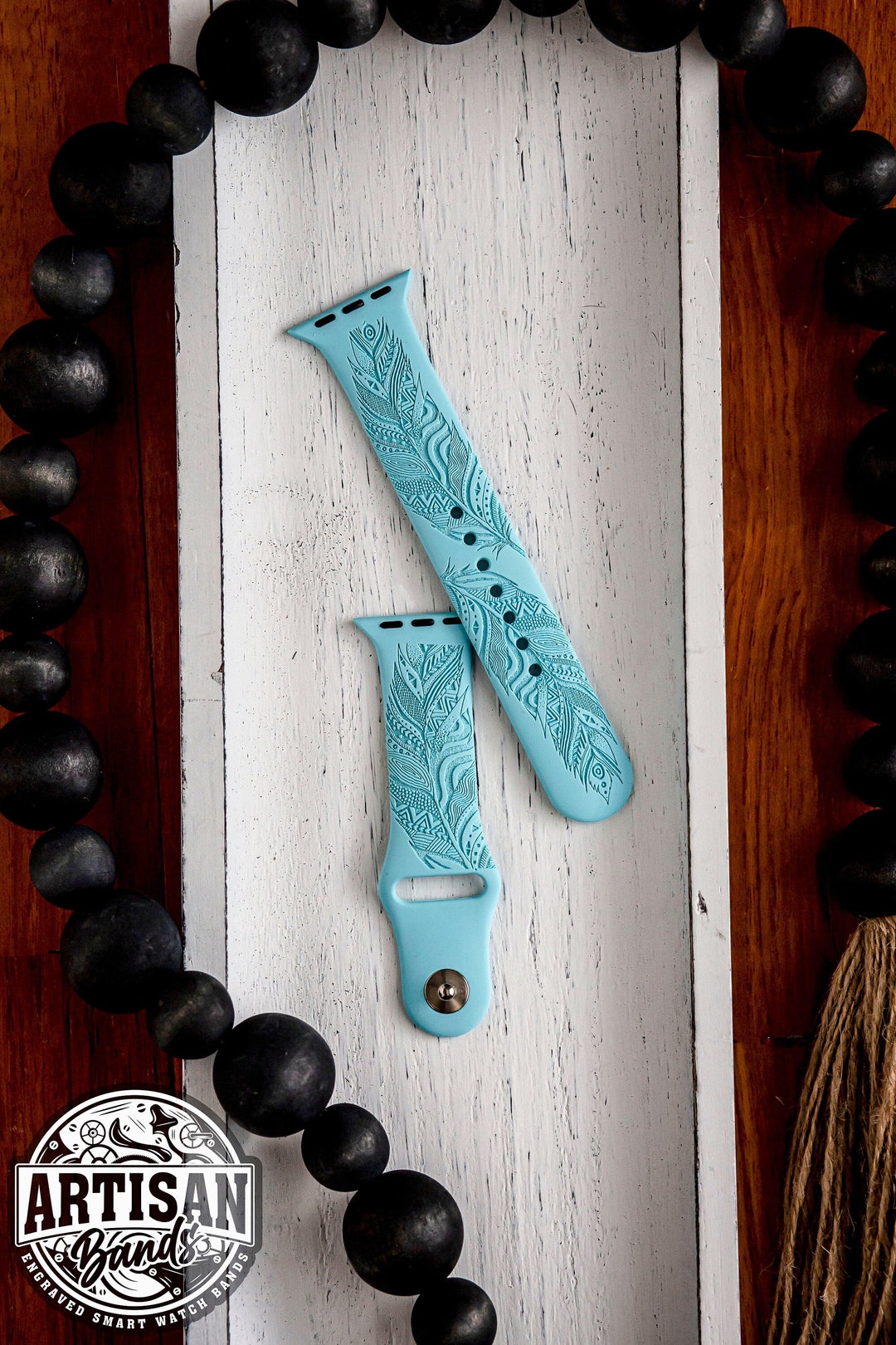 Feather Boho Apple Watch Band Boho Custom Apple Watch Strap - Etsy