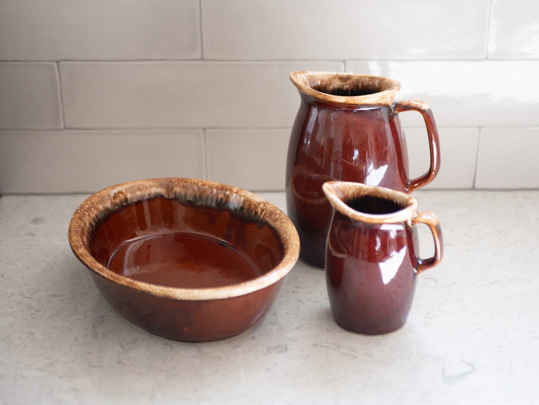 Choose Vintage Hull Pottery Small 8 Oz and Medium 32 Oz Pitchers or 10 ...