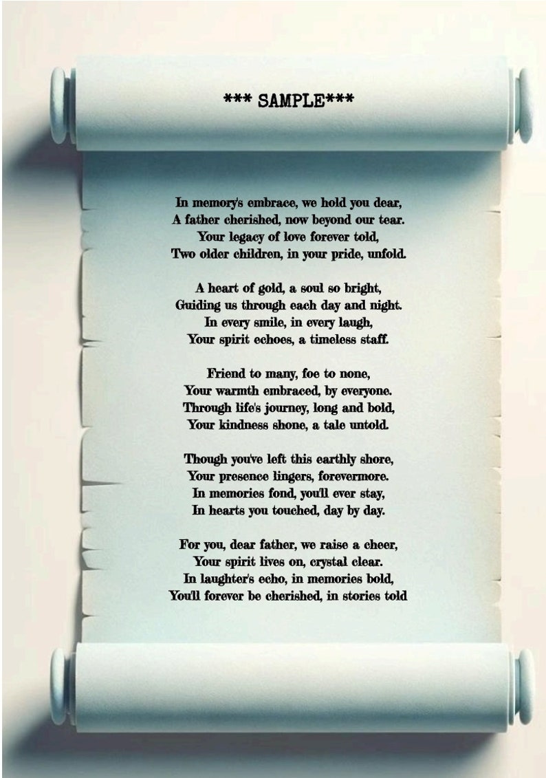 Bespoke Poem Writing. Let Me Write a Poem for You That is Emailed to ...