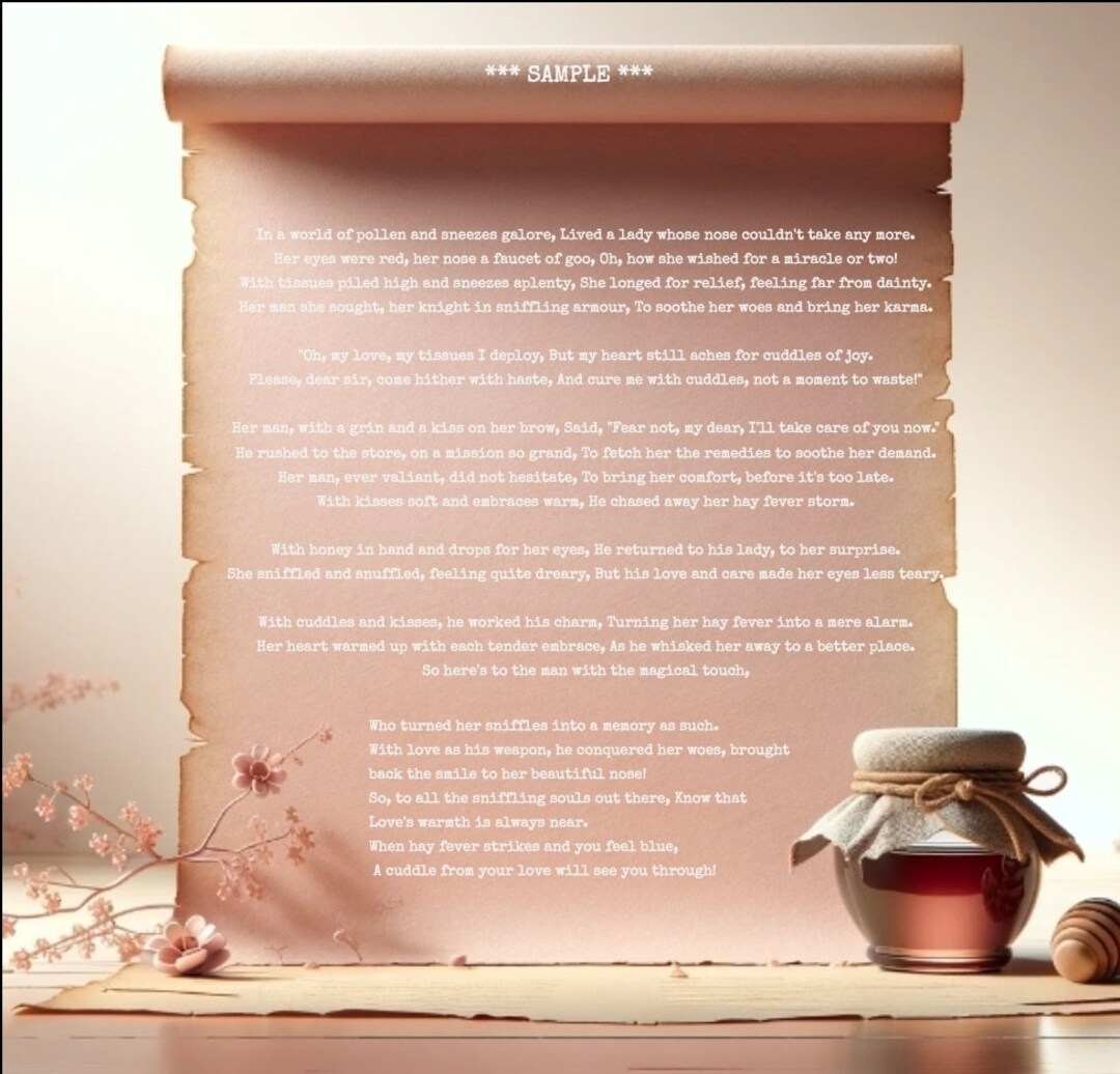 Bespoke Poem Writing. Let Me Write a Poem for You That is Emailed to ...