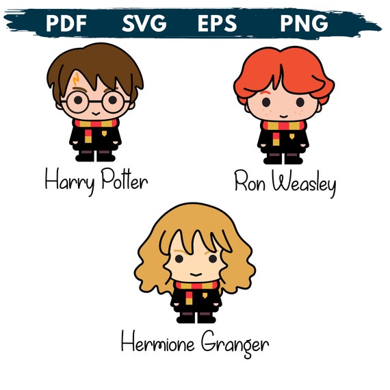 19 Chibi Anime Cute Wizard Theme Illustrations Stickers Cut - Etsy