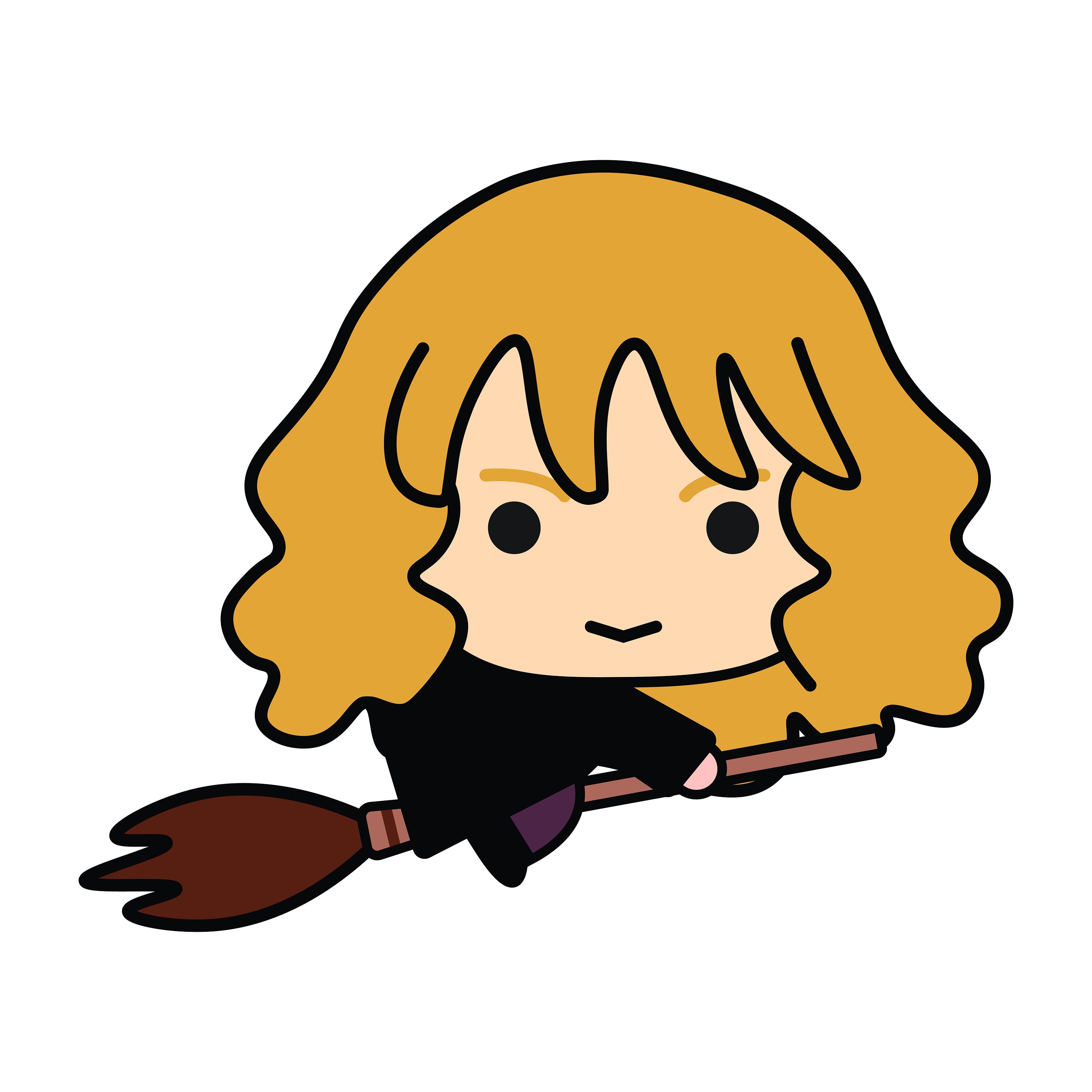 Harry Potter Hermione Cartoon
