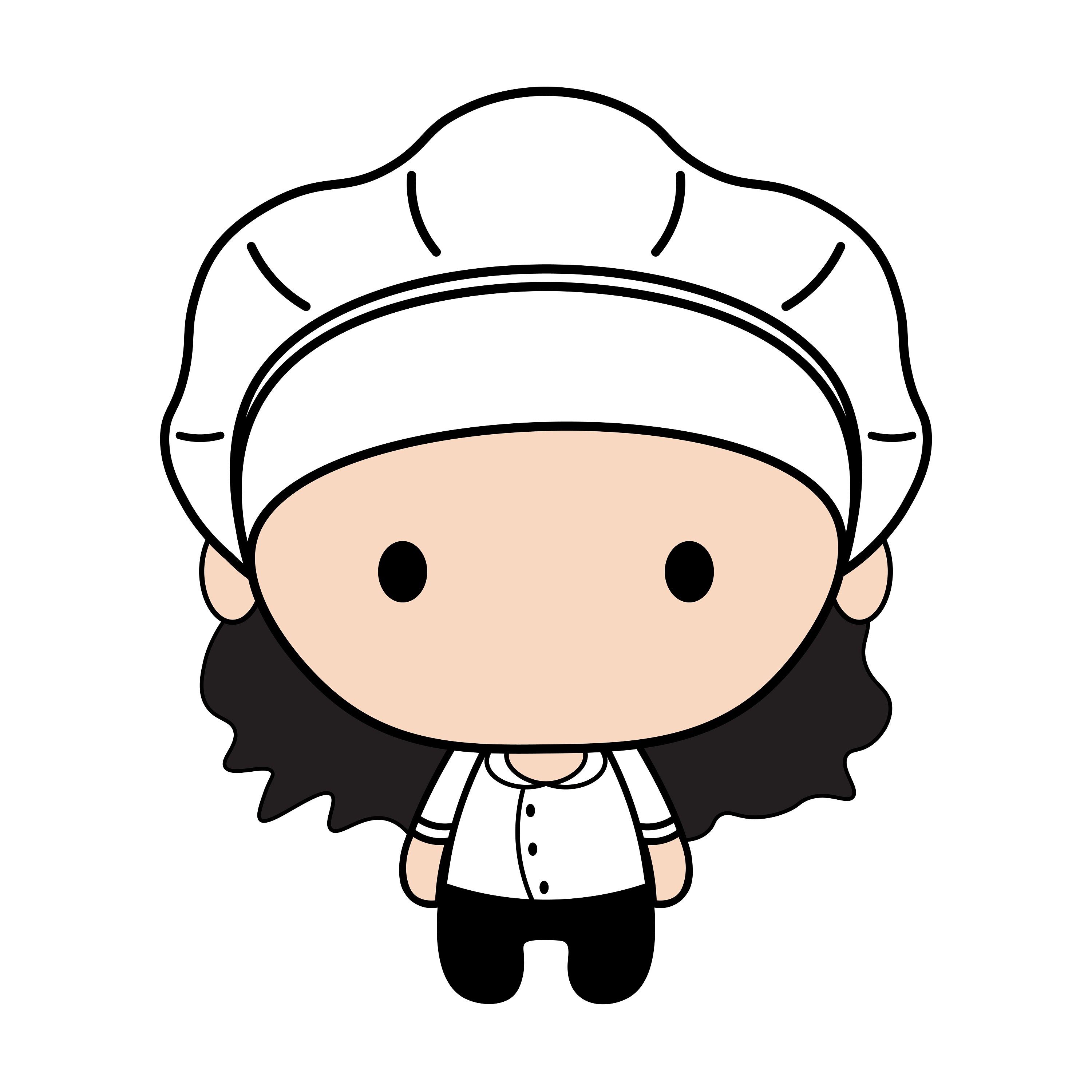 Chibi Friends Digital Cartoons Monica Ross Chandler Joey Rachel Phoebe ...