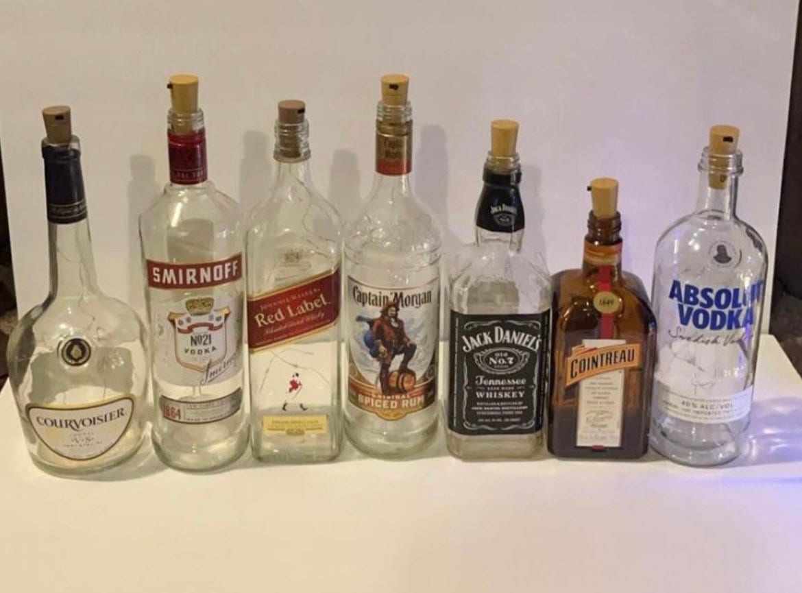 LED Liquor Bottle Lights Whiskey tequila Vodka - Etsy