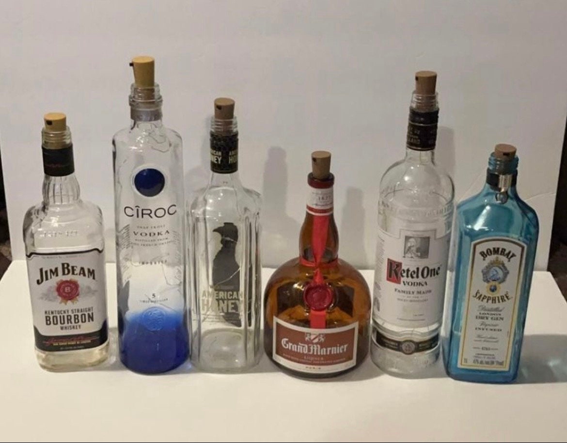LED Liquor Bottle Lights Whiskey tequila Vodka - Etsy