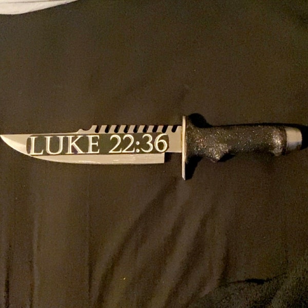 Bible Verse Knife - Etsy