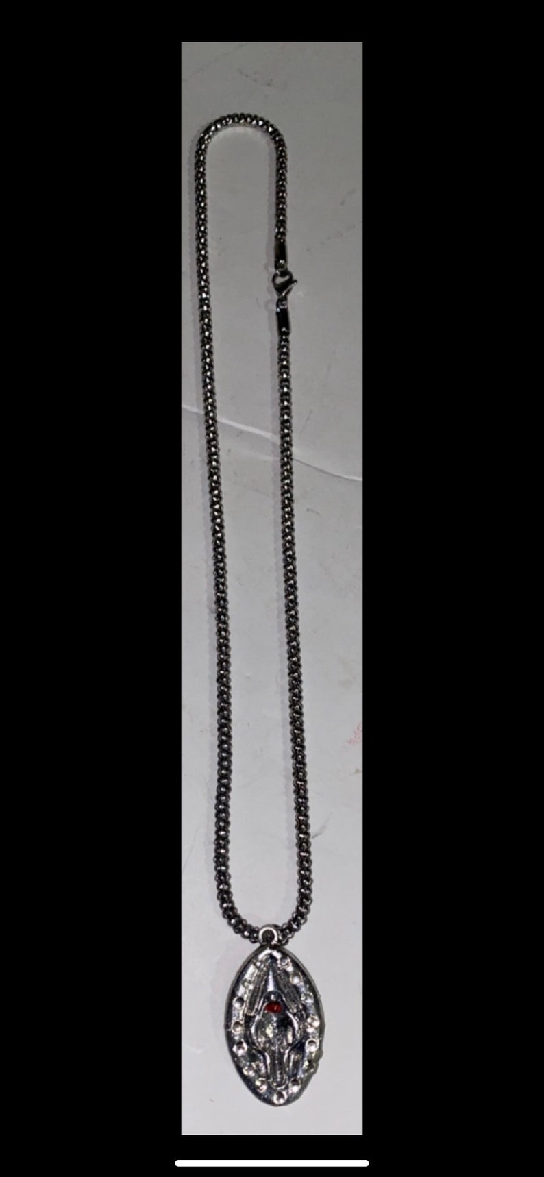 Vagina Iced Out Necklace on Chain One of a Kind Cltoris Gem - Etsy