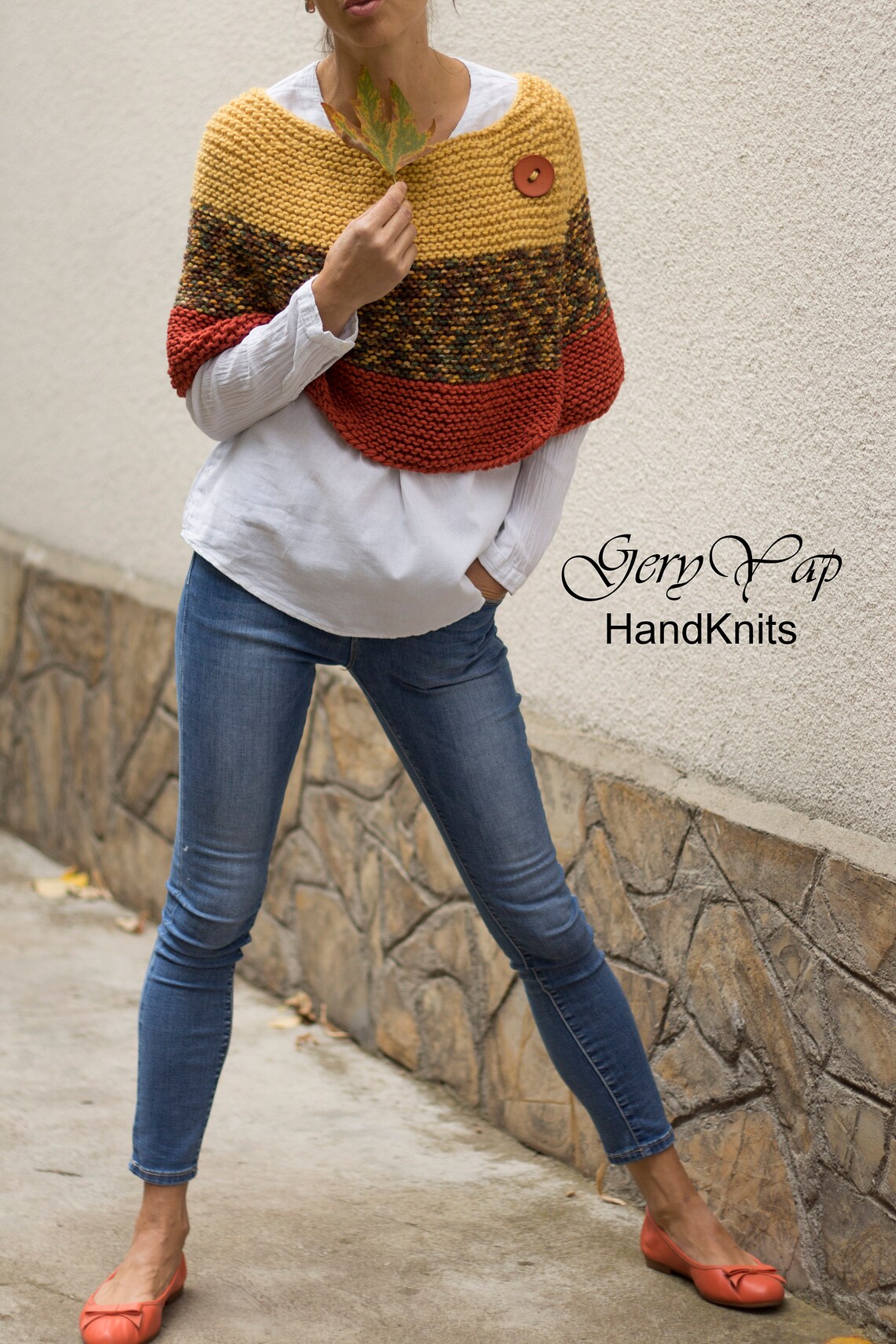 Chunky Knit Poncho Pattern - Winter Poncho Pattern for Women - Easy ...