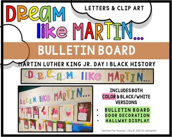 Mlk Jr Bulletin Board - Etsy