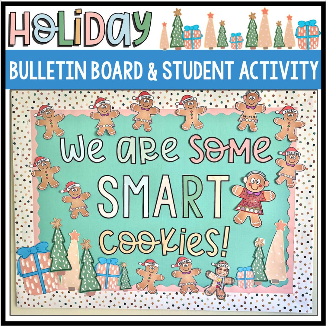 Holiday Bulletin Board Kit | Student Gingerbread Craftivity | We Are ...