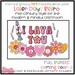 I Lava You Bulletin Board Kit | Retro Valentine's Day Decor (digital ...