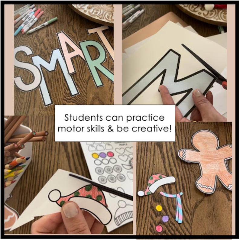 Holiday Bulletin Board Kit | Student Gingerbread Craftivity | We Are ...