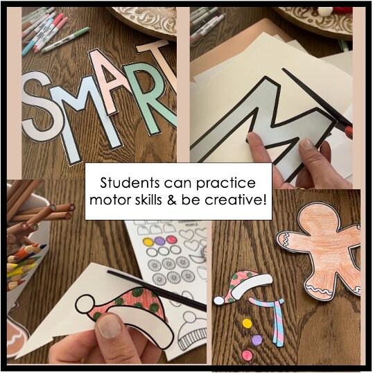 Holiday Bulletin Board Kit | Student Gingerbread Craftivity | We Are ...