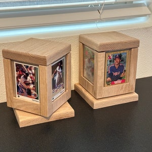 Rotating Baseball Card Display - Etsy