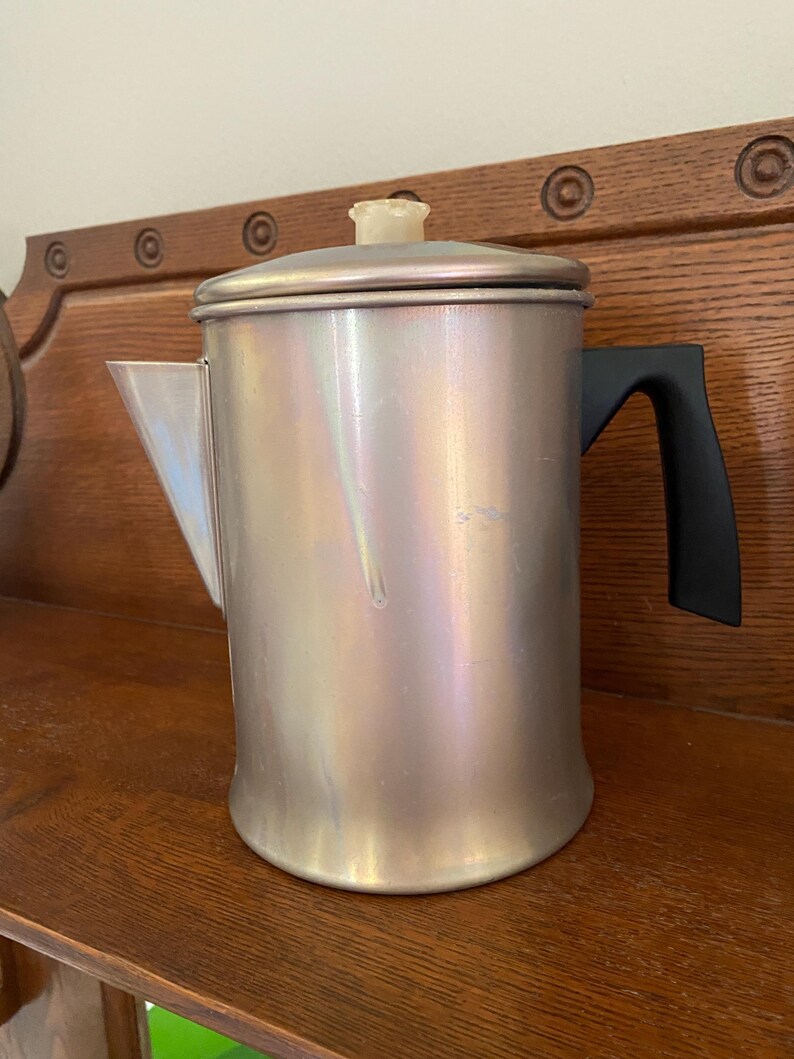 1950's Mirro Aluminum Stovetop Percolator Coffee Pot - Etsy