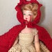 1940's Red Riding Hood Doll - Vintage Character Doll - Crochet Dress - Etsy