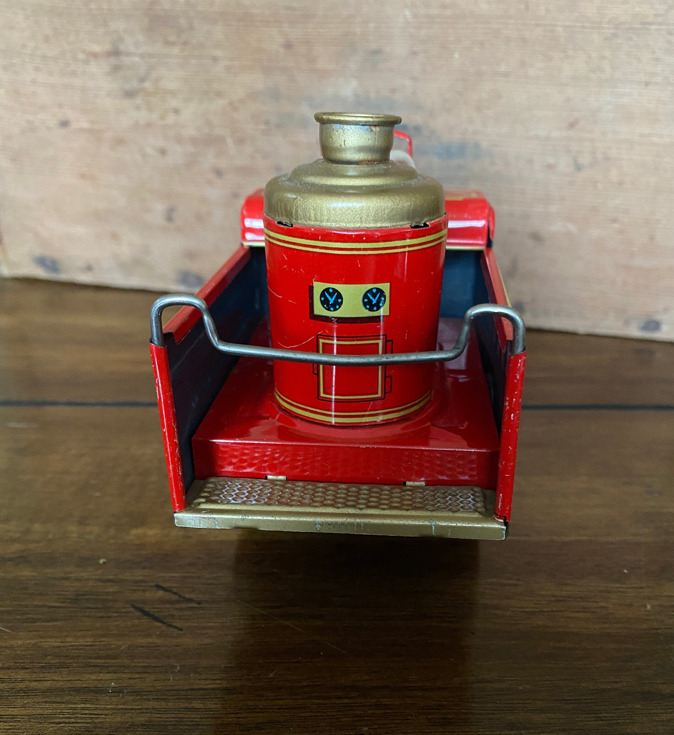 1950s Cragstan Old Smoky Tin Fire Truck Japan Lithograph Friction Car - Etsy