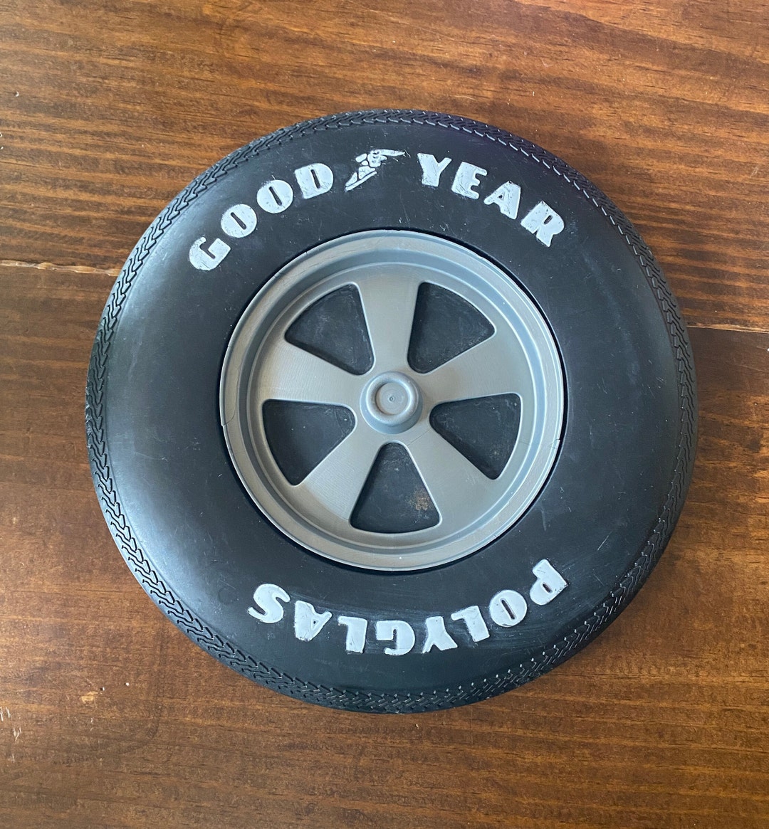 1970's Goodyear Polyglas Mag Wheel Flying Disc Frisbee Toy - Republic ...