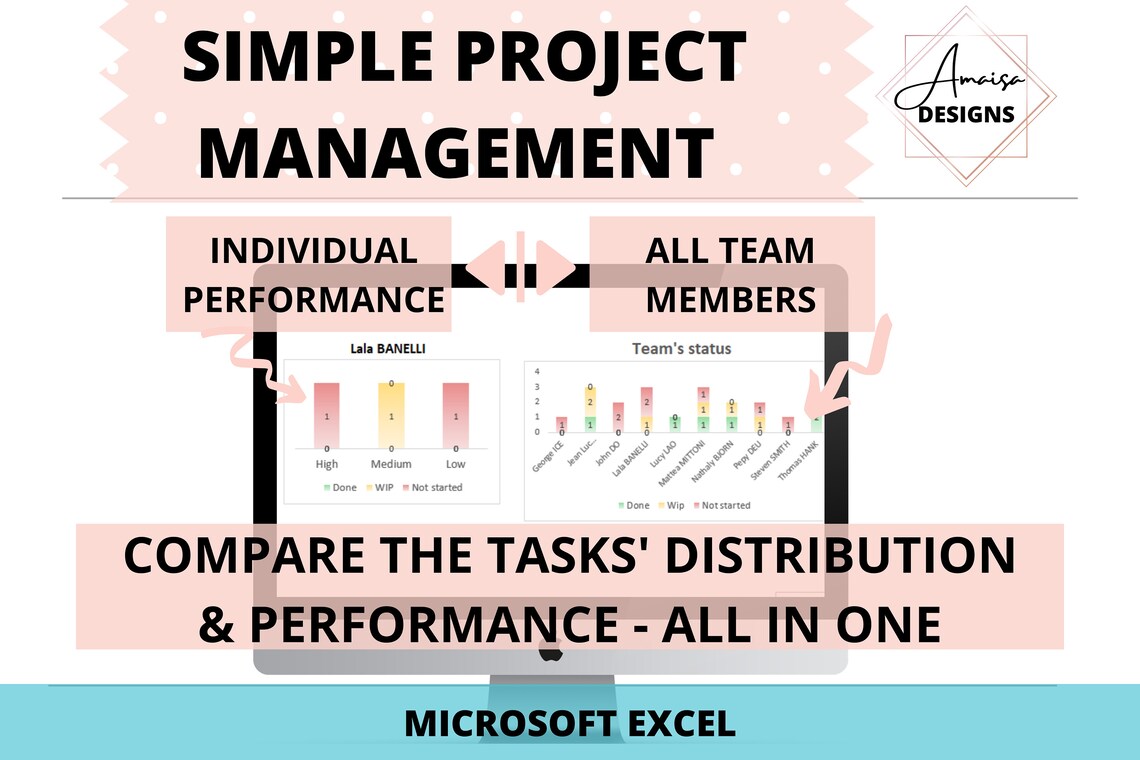 Simple Project Management Tool Advanced Team Management Automatic Task ...
