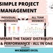 Simple Project Management Tool Advanced Team Management - Etsy