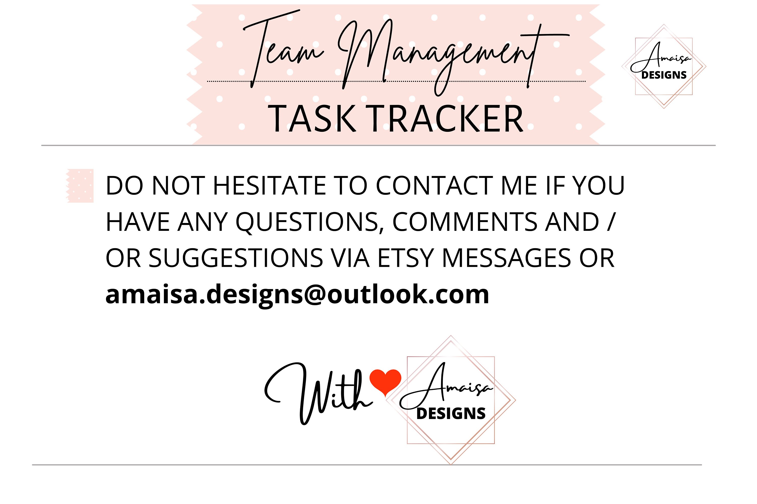 Management Tasks Tracker Planner | Excel to Do List | Excel Task ...