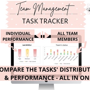 Management Tasks Tracker Planner | Excel to Do List | Excel Task ...