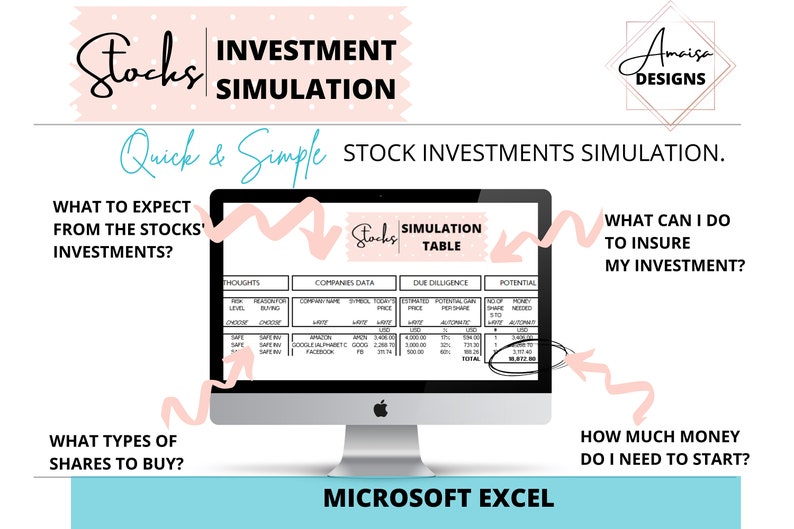 Stock Market Investment Tool Simulator for First Time Finance Investors ...