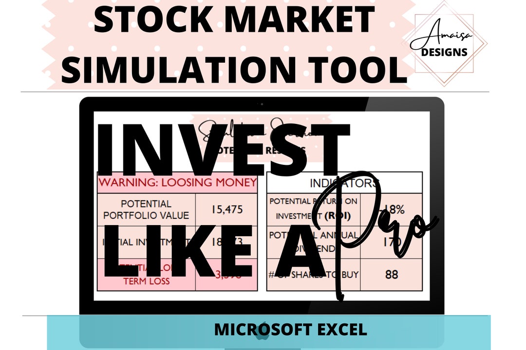 Stock Market Investment Tool Simulator for First Time Finance Investors ...