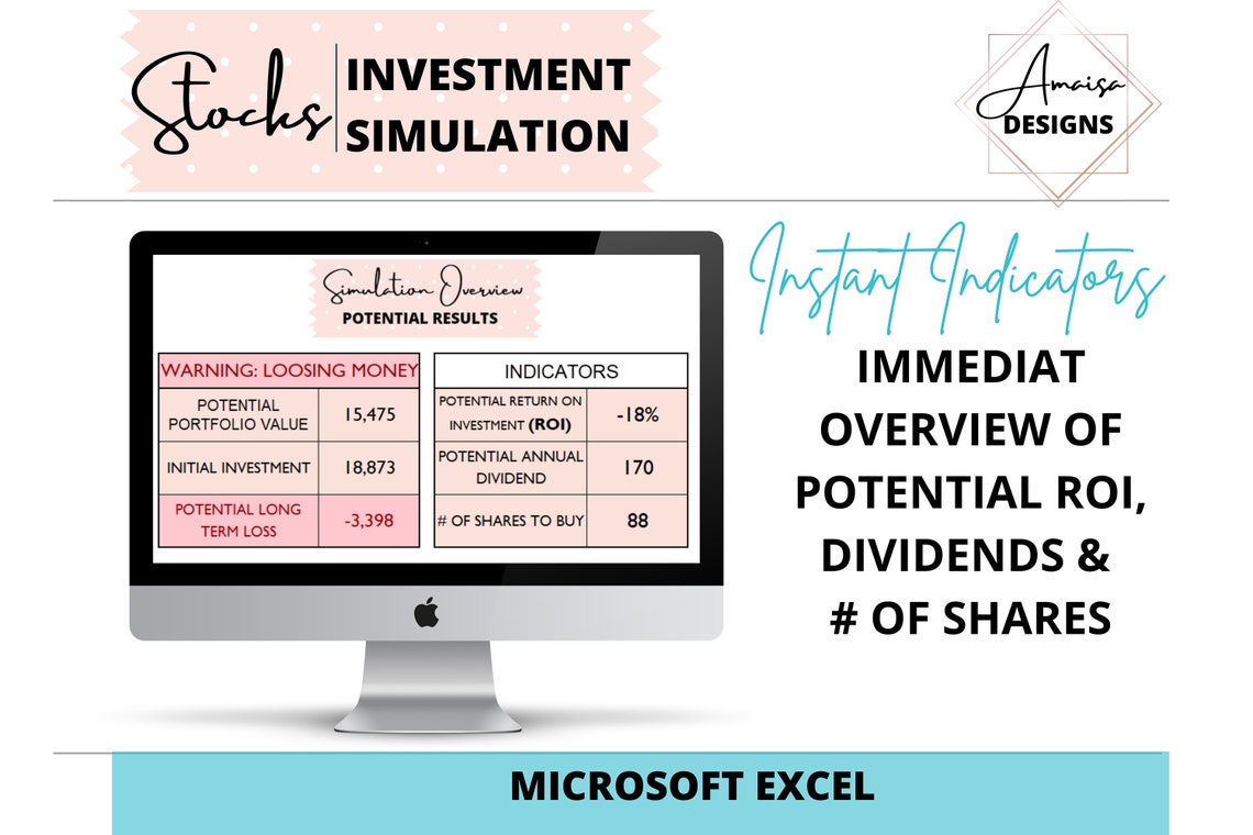 Stock Market Investment Tool Simulator for First Time Finance Investors ...