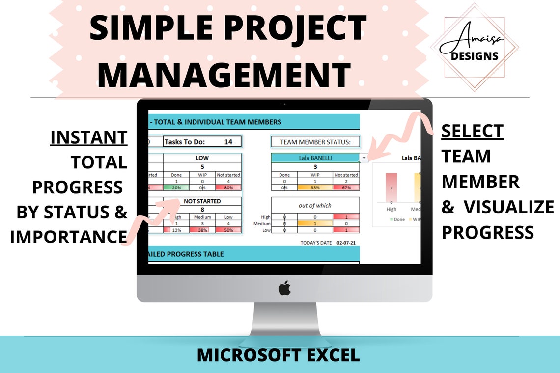 Simple Project Management Tool | Advanced Team Management Automatic ...