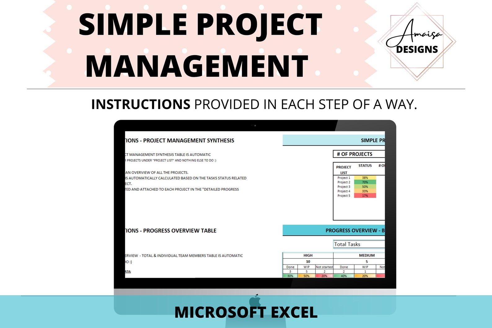 Simple Project Management Tool Advanced Team Management Automatic Task ...