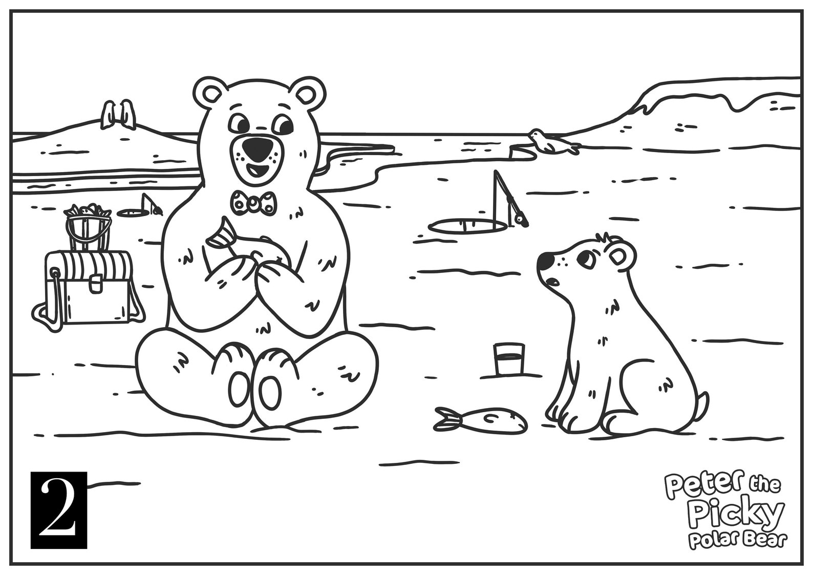 Picky Peter A3 Colouring Sheets - Etsy