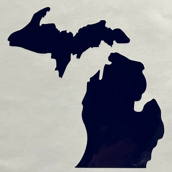 Michigan Outline Decal - Etsy