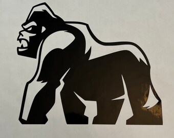 Gorilla Vinyl Decal - Etsy