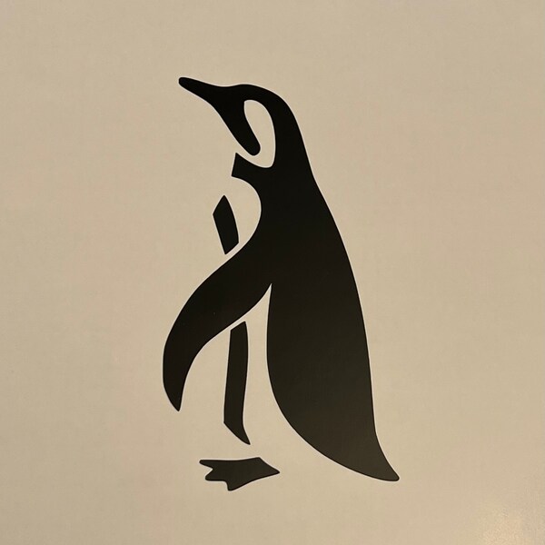 Penguin Vinyl Decal - Etsy