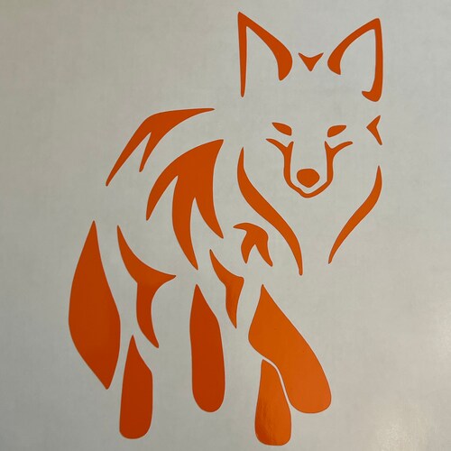 Fox Vinyl Decal Die Cut Decal Mountain Fox Jeep Sticker - Etsy