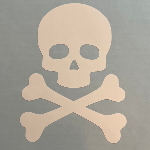 Skull and Crossbones Decal Vinyl - Etsy