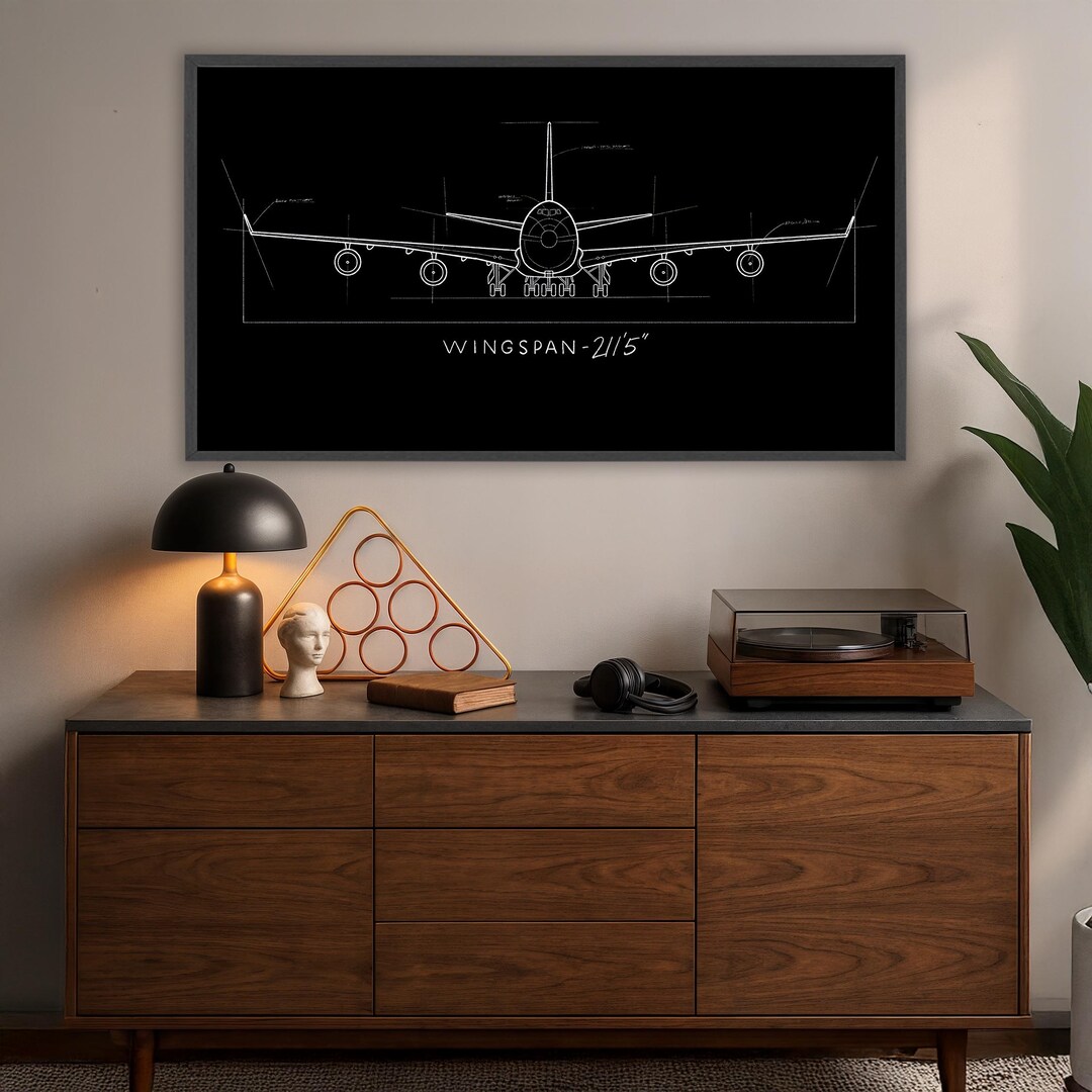LED Light Painting - BOEING, Light up LED Canvas | Aviation Home Decor ...
