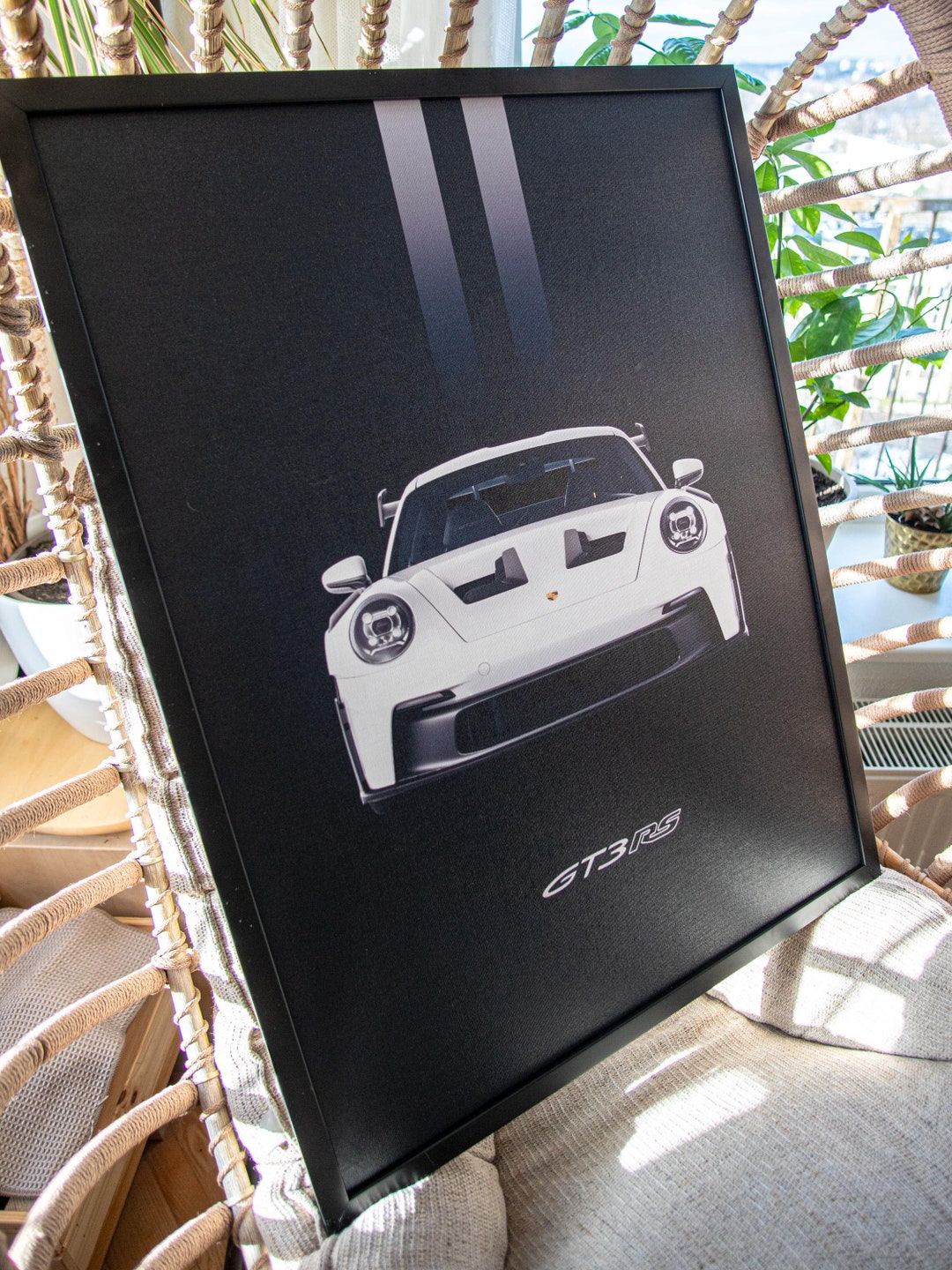 Light Painting RACING CAR, Racing LED Light Canvas Art, Night Light Car ...