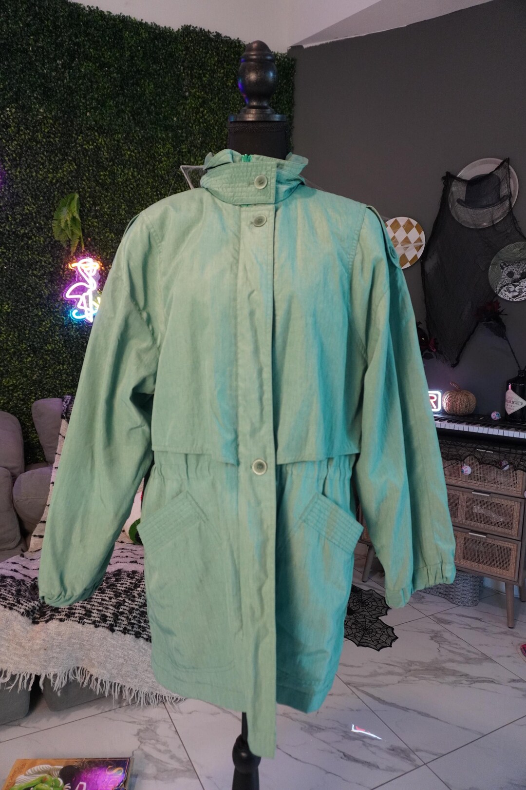 Vintage Utex Raincoat Windbreaker - Etsy
