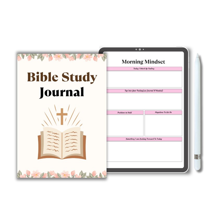 Printable Bible Study Journal, Bible Study Guide, Gratitude Journal ...