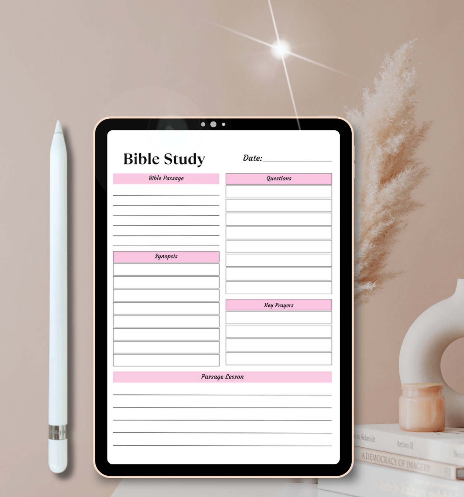 Printable Bible Study Journal, Bible Study Guide, Gratitude Journal ...
